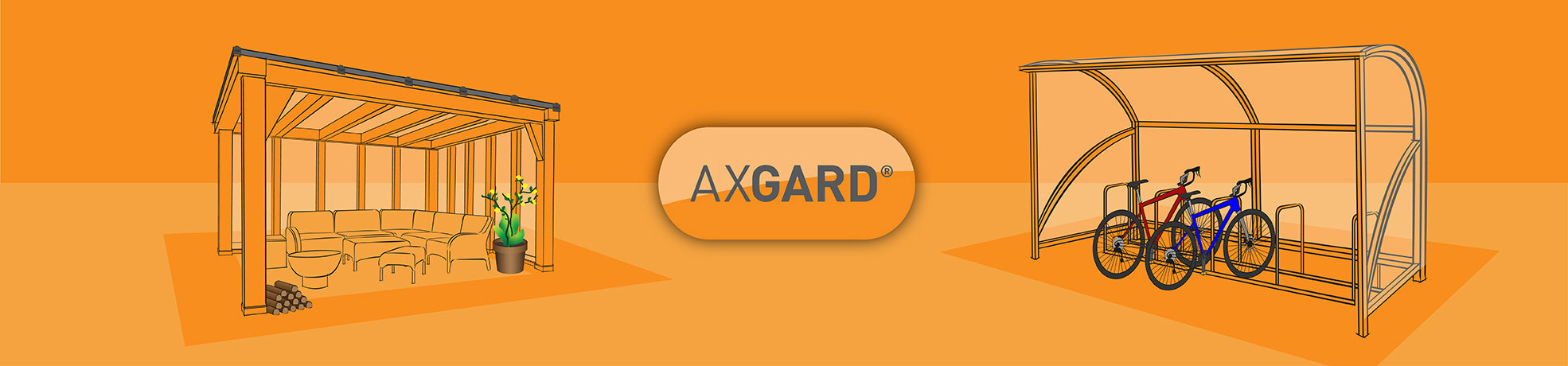 Axgard® Patterned Solid Glazing Sheets | Clear Amber Shop