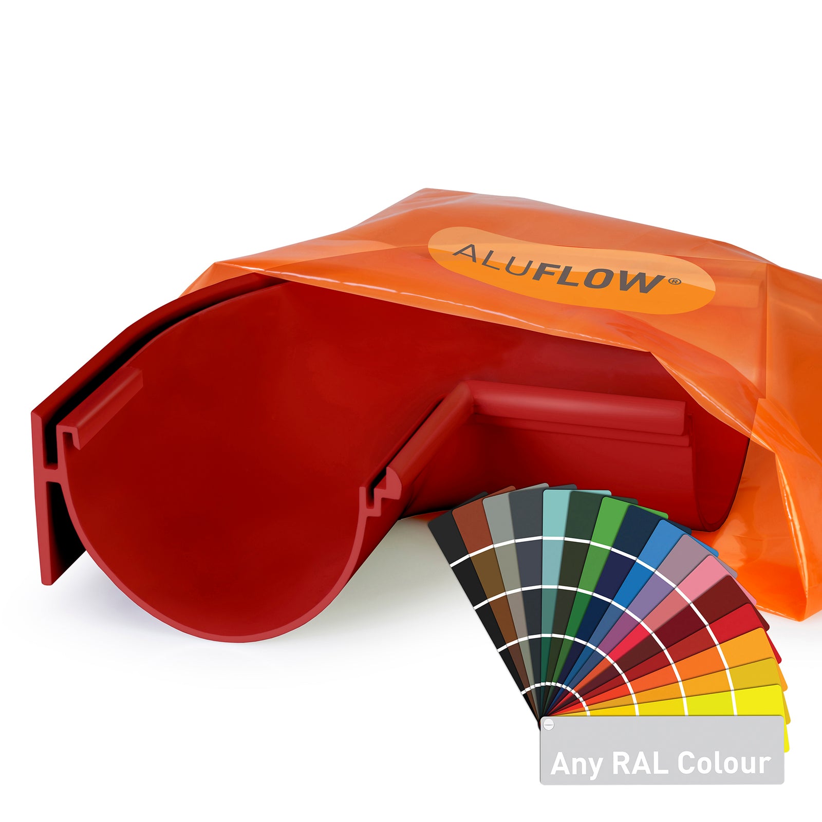 Aluflow Aluminium 90 Deg Internal Gutter Angle - Deep Flow