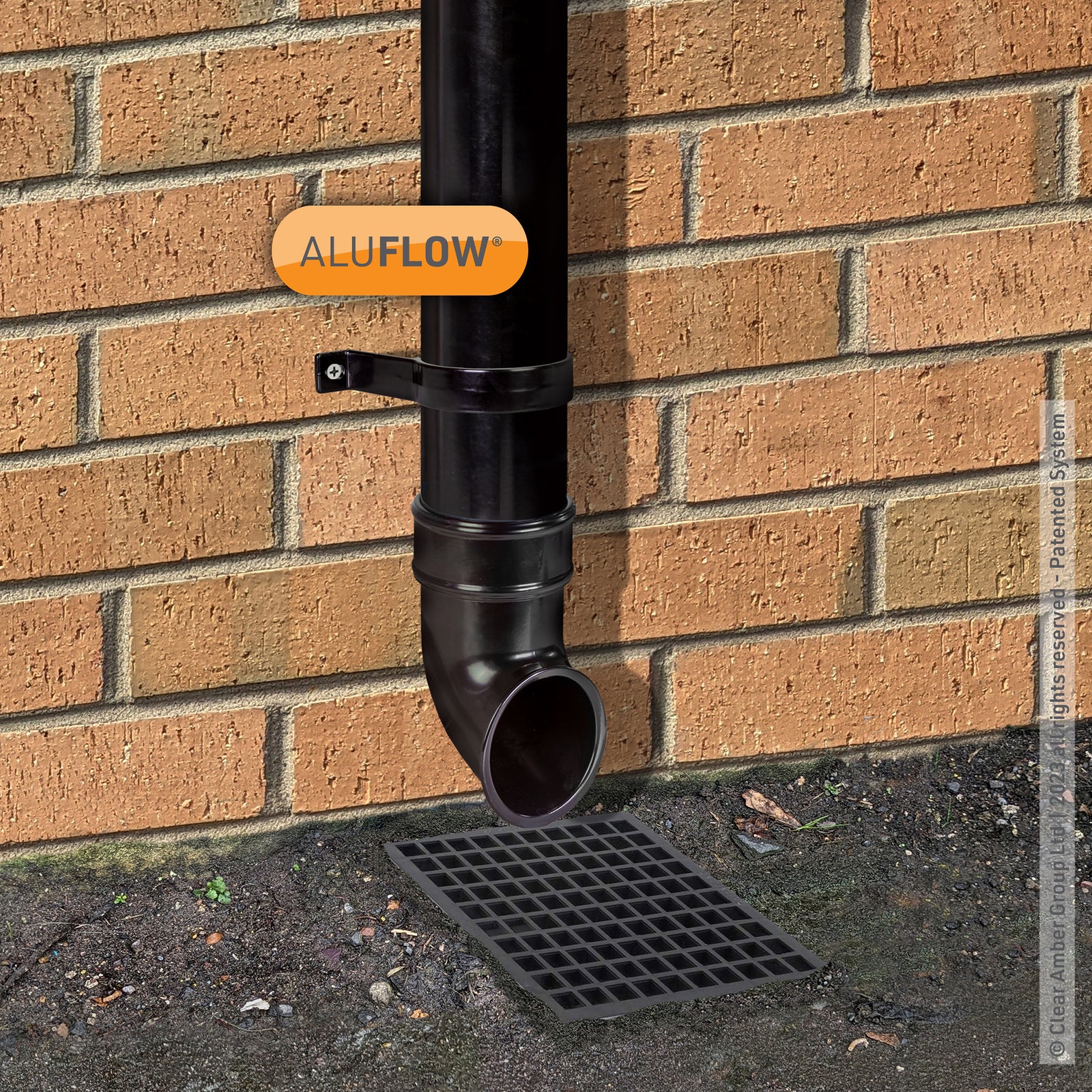 Aluflow Aluminium Downpipe Shoe | For Guttering