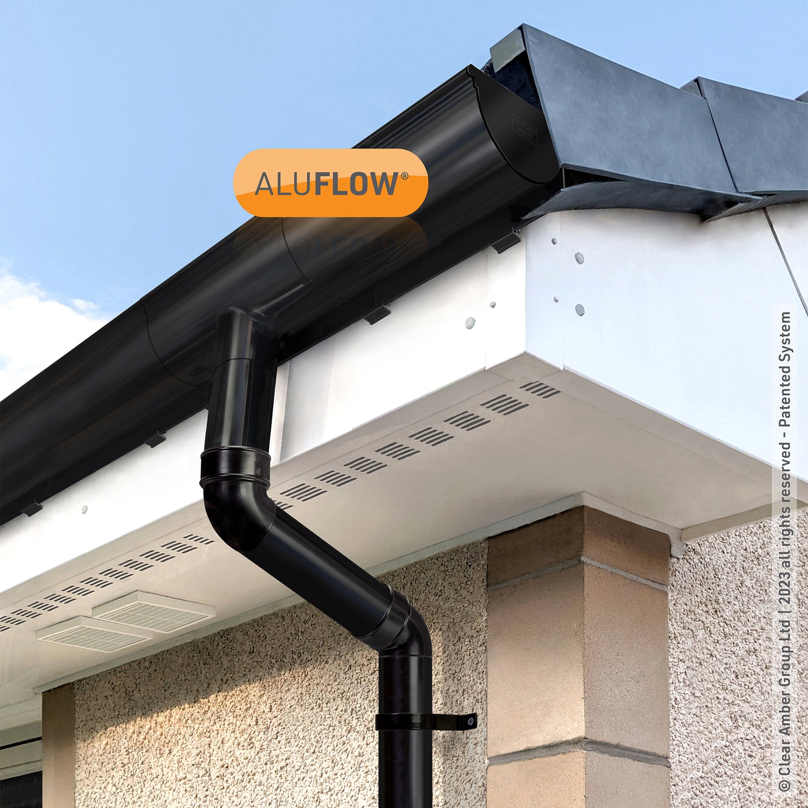 Aluflow Aluminium Gutter - Deep Flow | Easy Install Design