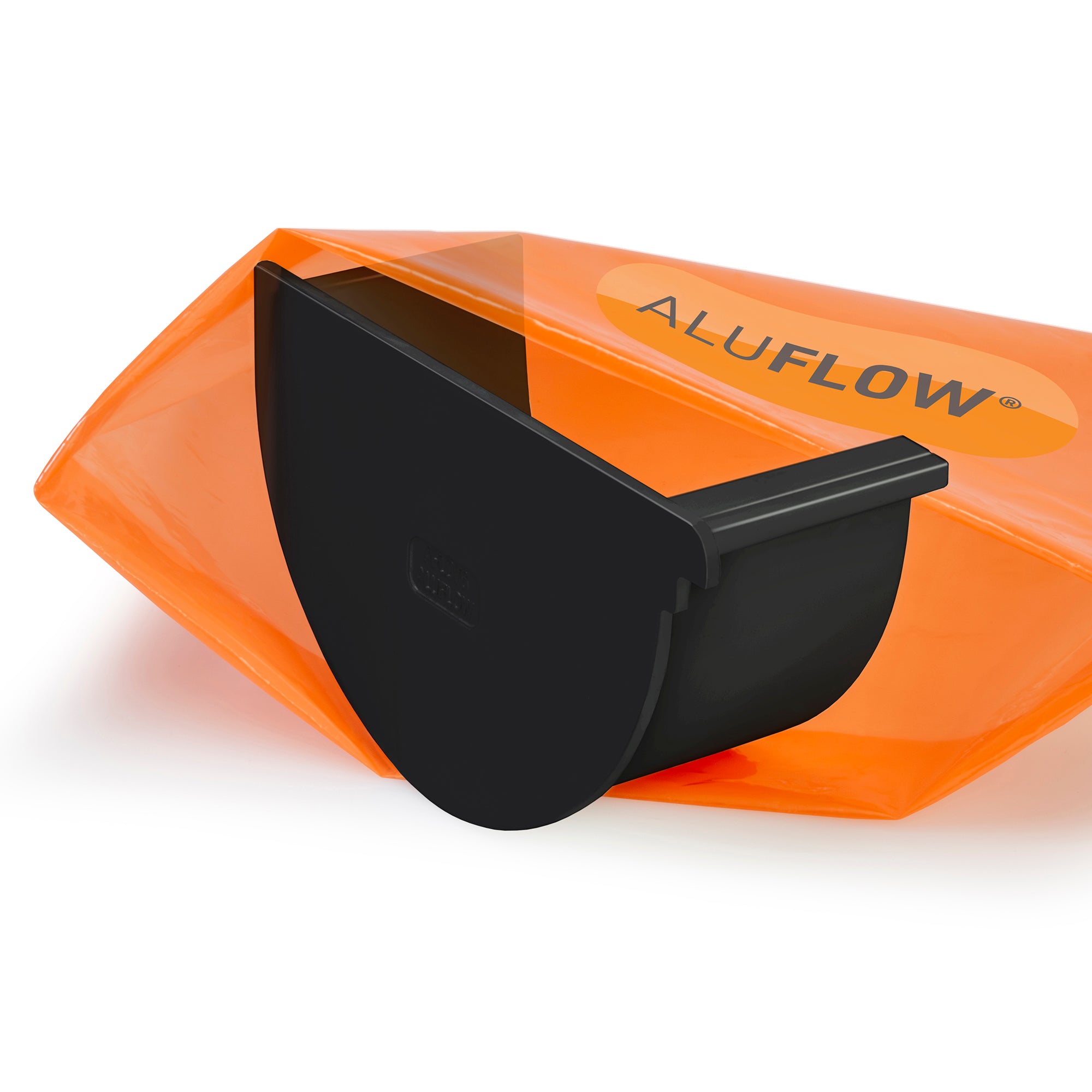 Aluflow Aluminium Gutter Stop End - Deep Flow End Cap