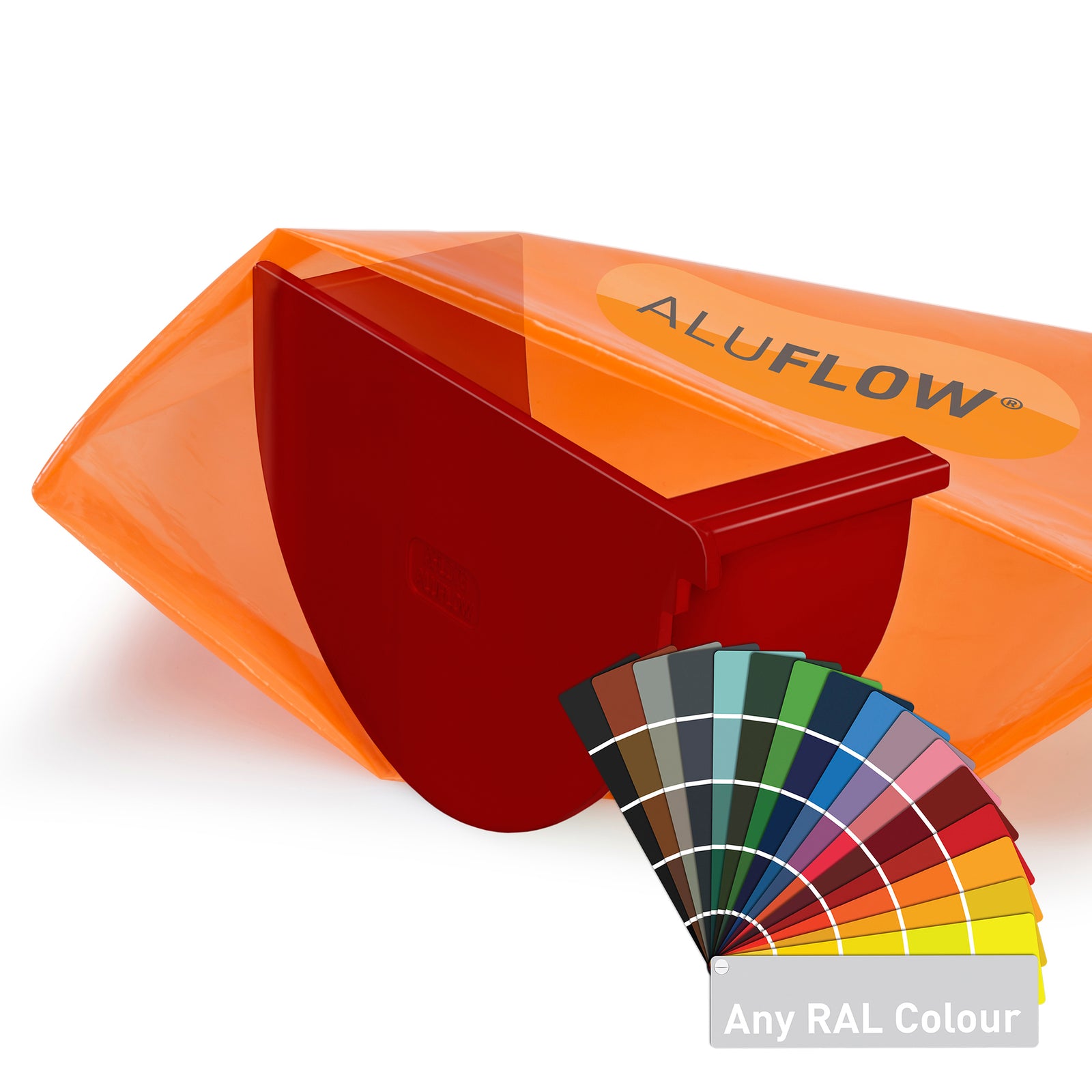 Aluflow Aluminium Gutter Stop End - Deep Flow End Cap