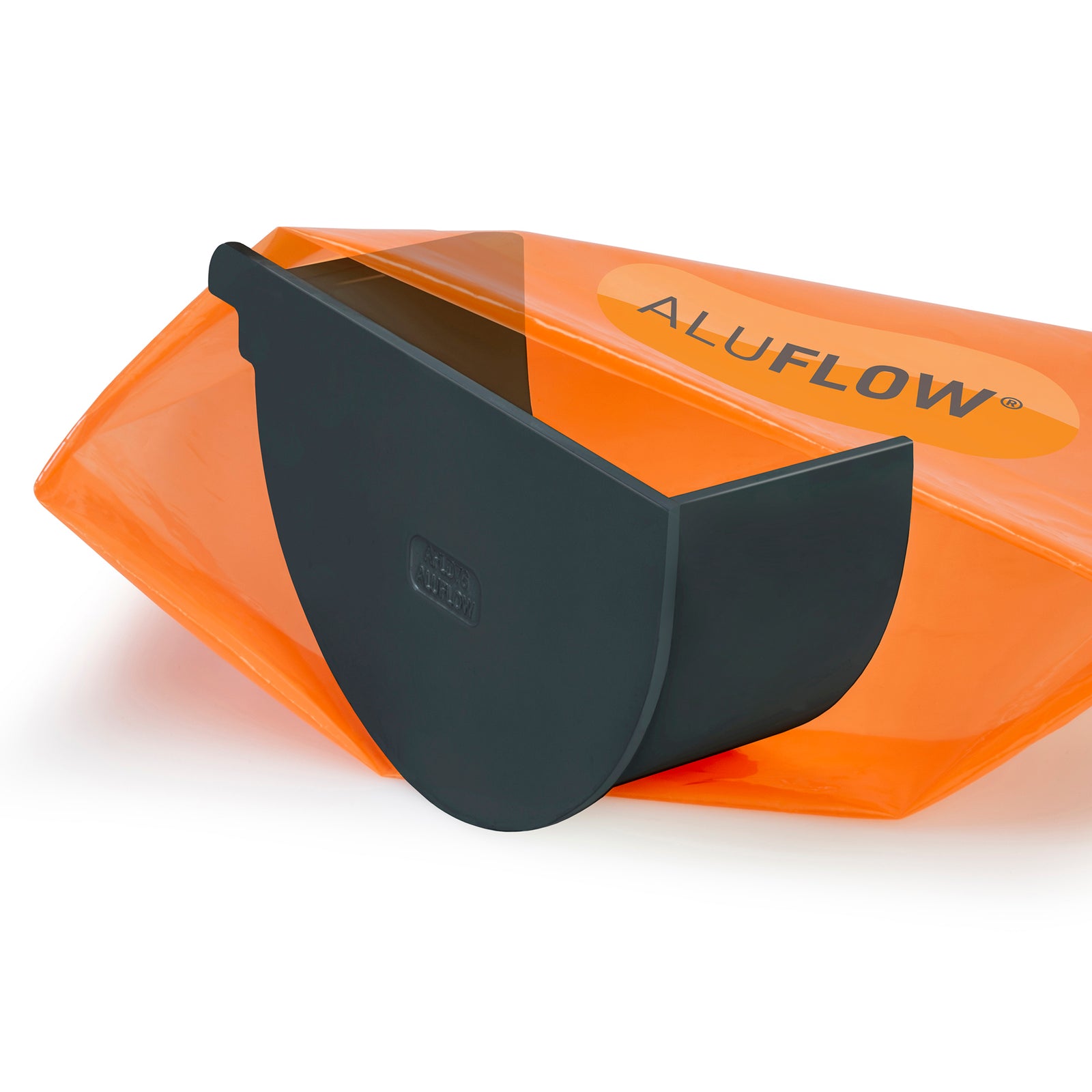 Aluflow Aluminium Gutter Stop End - Deep Flow End Cap