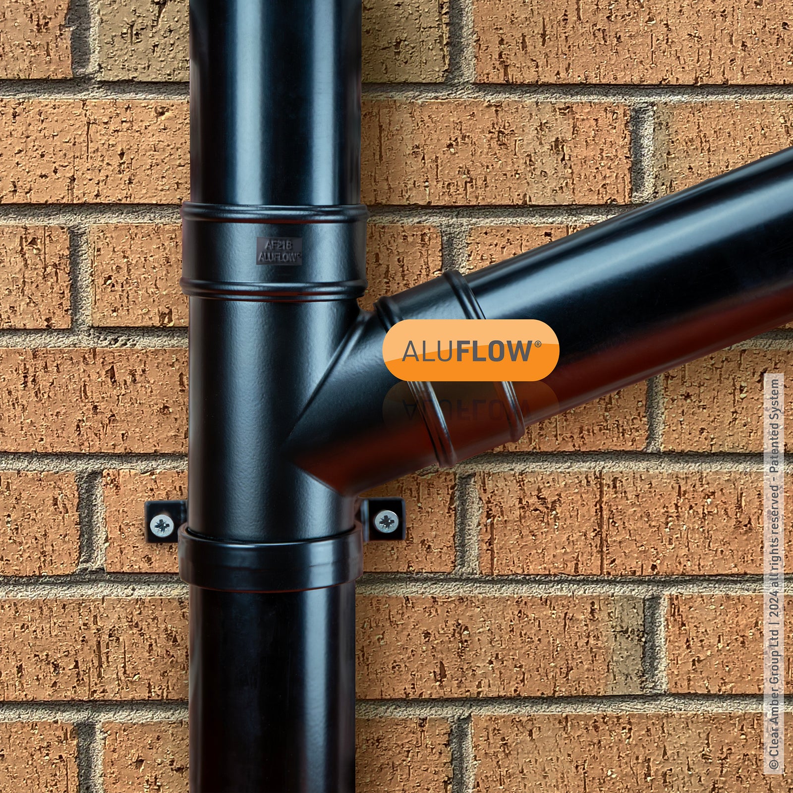 Aluflow Downpipe Y Branch | 68mm Downpipe Branch