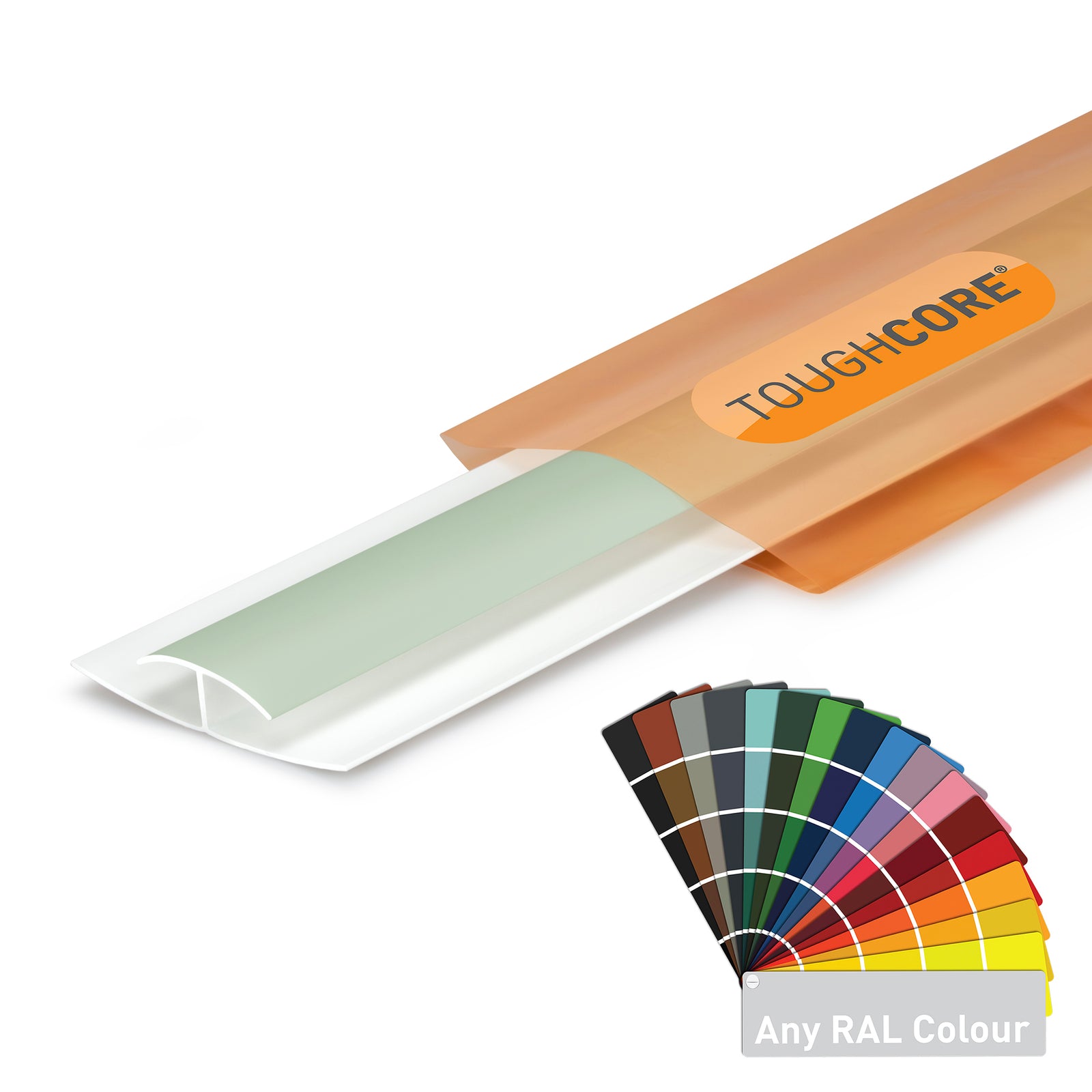 Toughcore® Soffit Joint Trim | For all types of uPVC Soffit