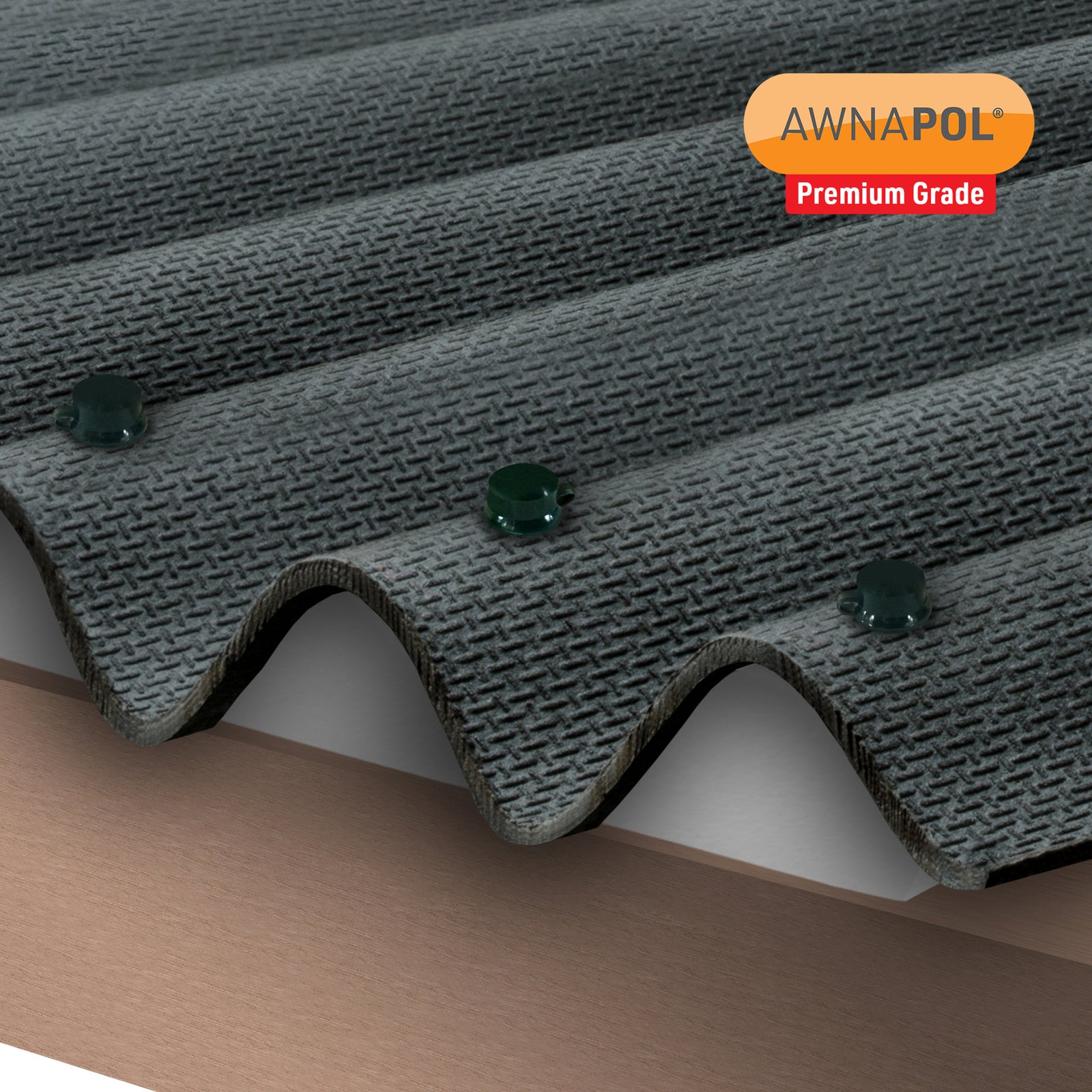 Awnapol Premium Corrugated Bitumen Sheet | Clear Amber Shop