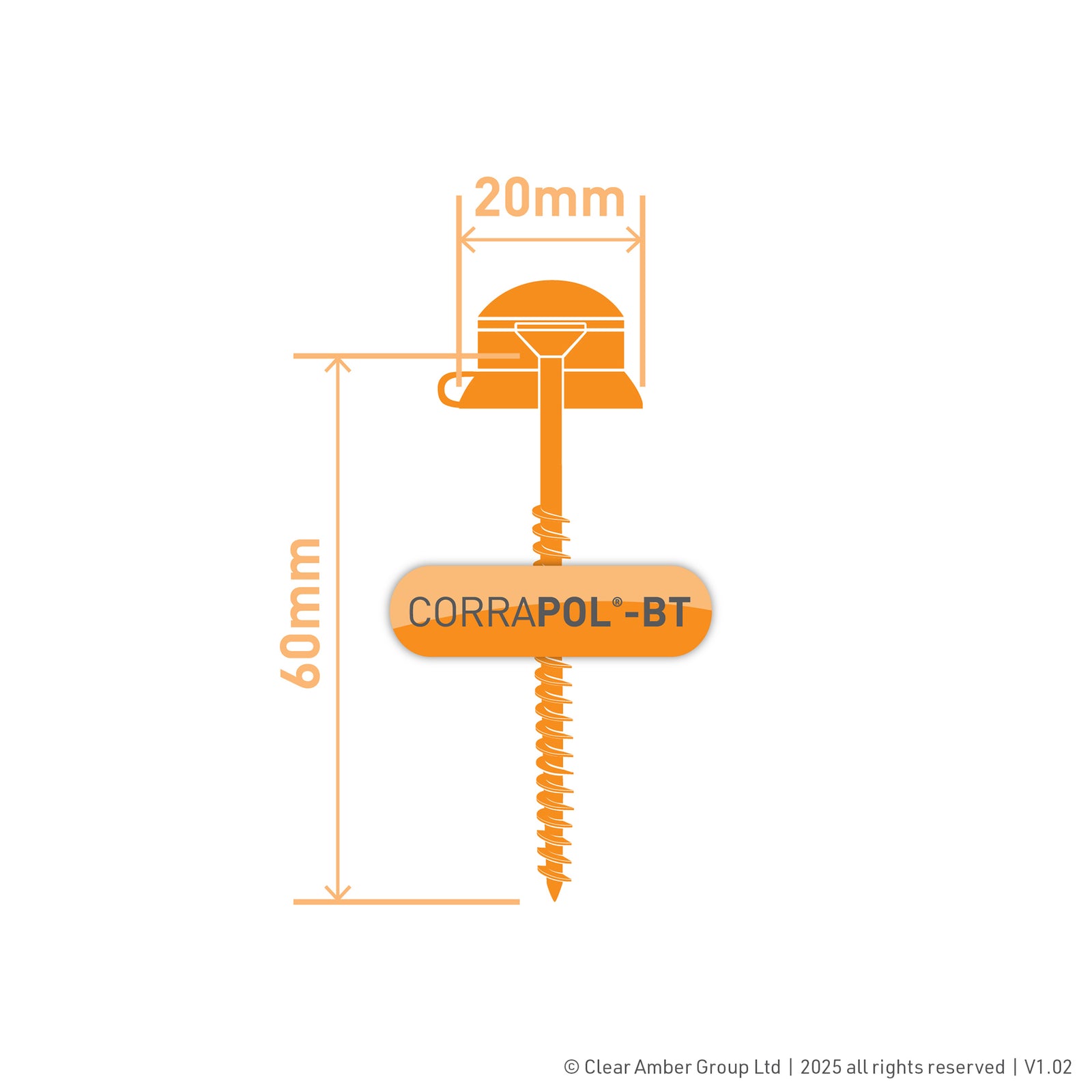 Corrapol-BT Flexi Screw Cap Fixings | Corrugated Roof